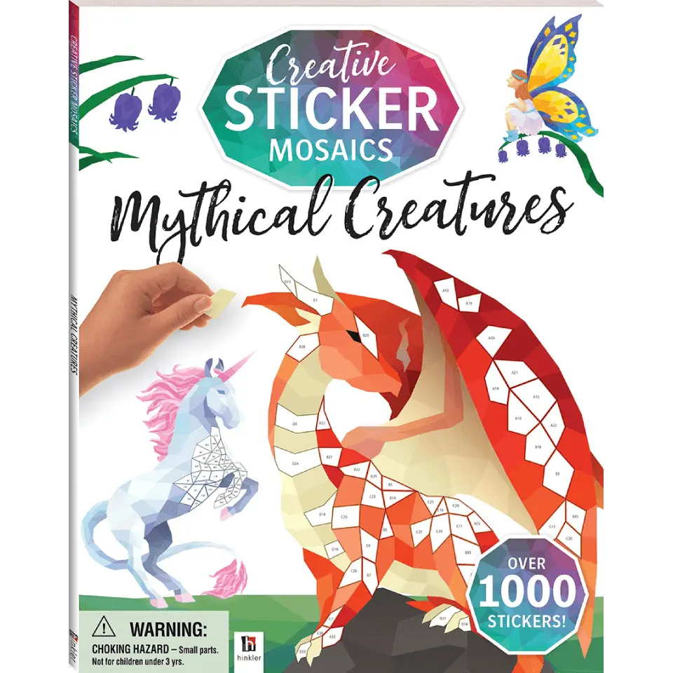 Creative Sticker Mosaics: Mythical Creatures – CuriousUniverse