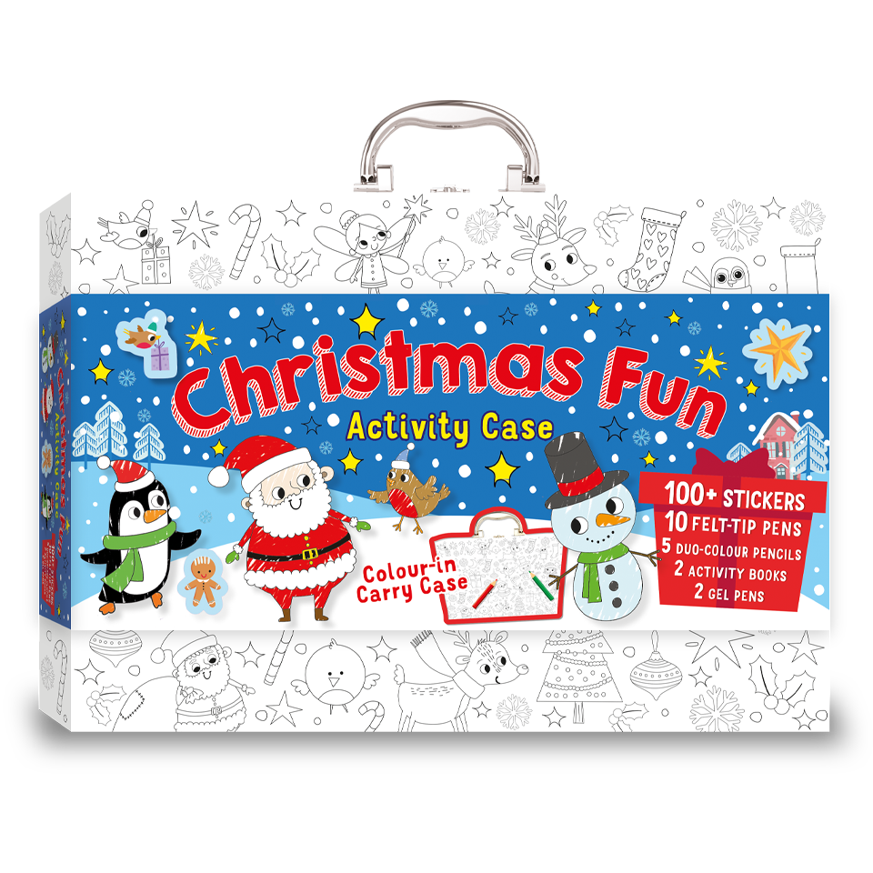 Colour-In Carry Case: Christmas Fun Activity Case – CuriousUniverse