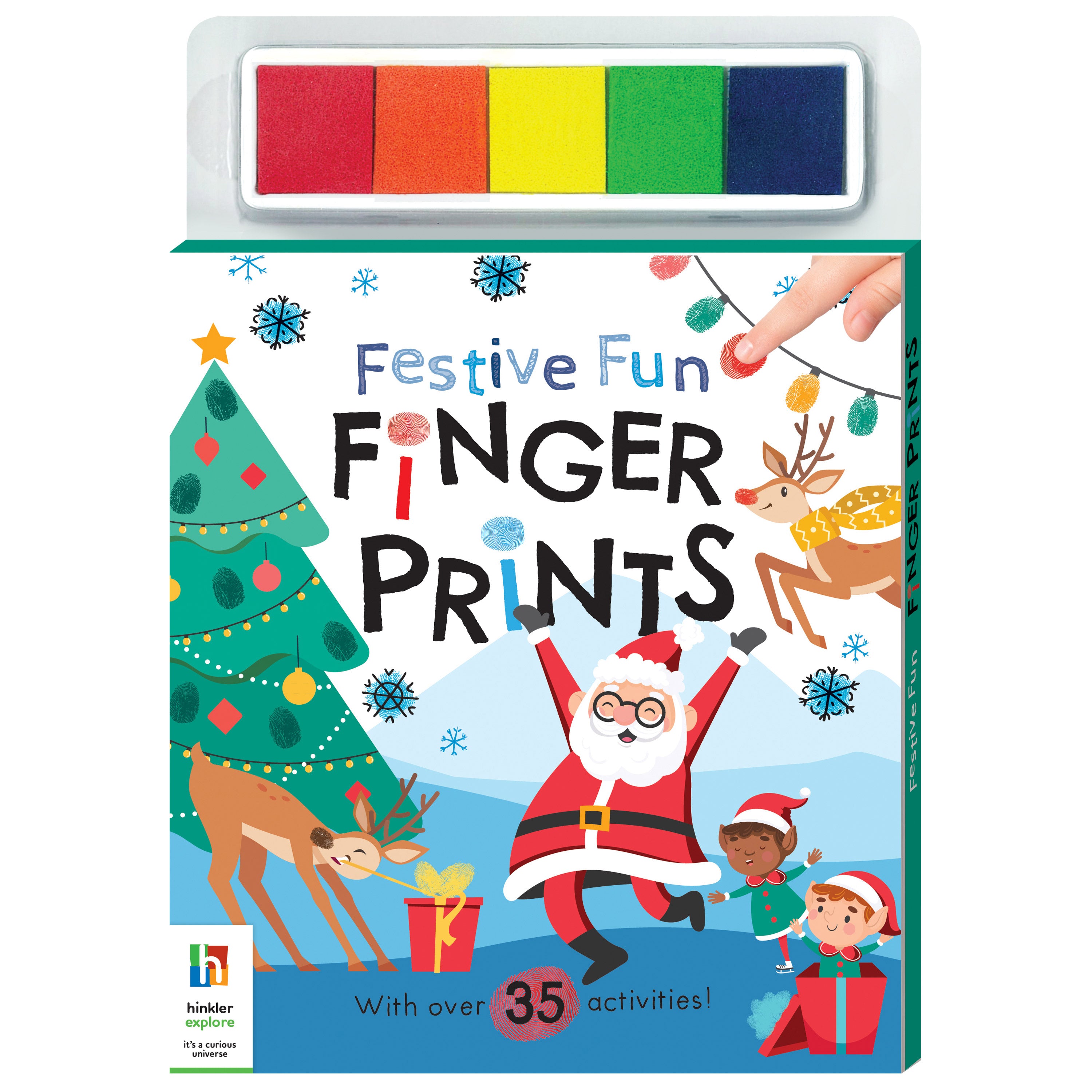 Finger Print Art: Festive Fun Finger Prints – CuriousUniverse