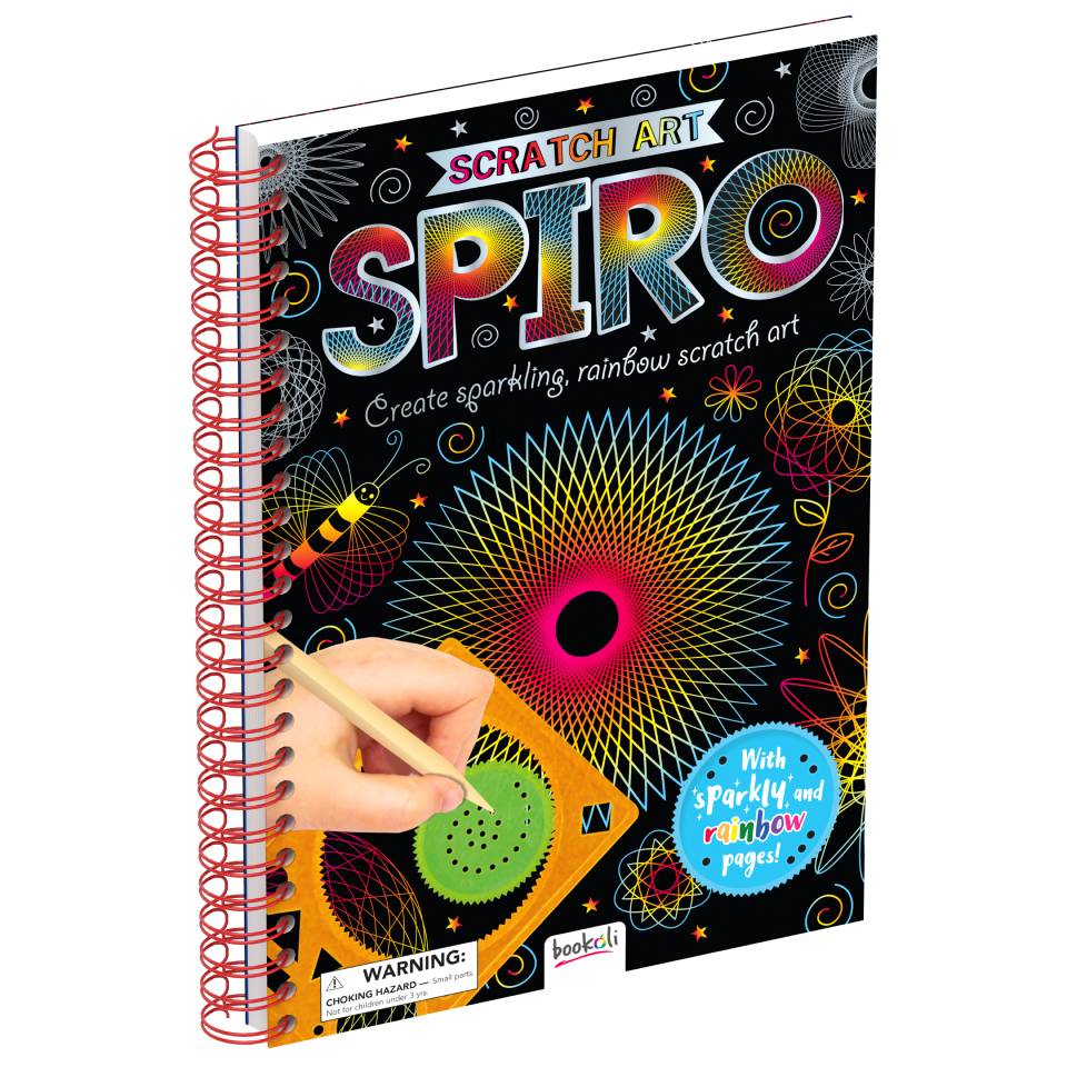 Scratch Art Spiro Book – CuriousUniverse