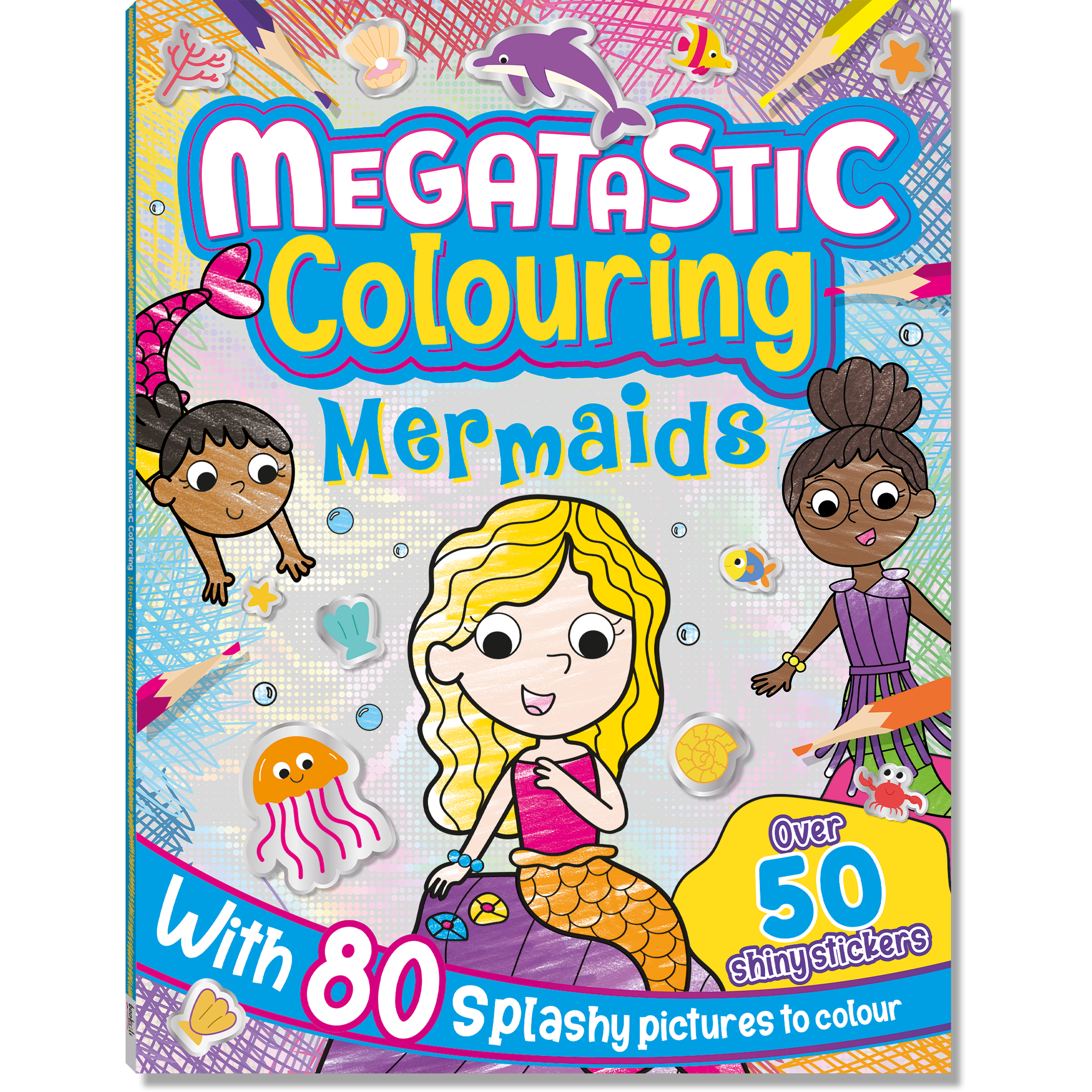 Megatastic Colouring Book: Mermaids – CuriousUniverse