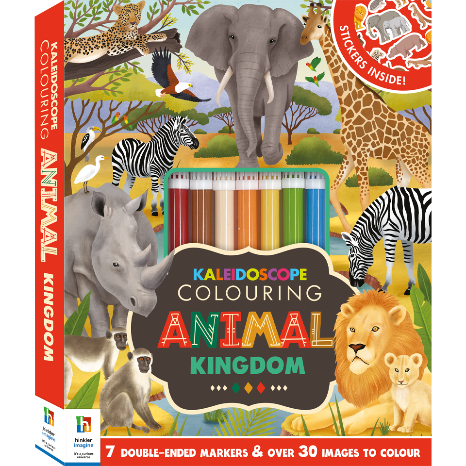 Kaleidoscope Colouring Kit: Animal Kingdom – CuriousUniverse