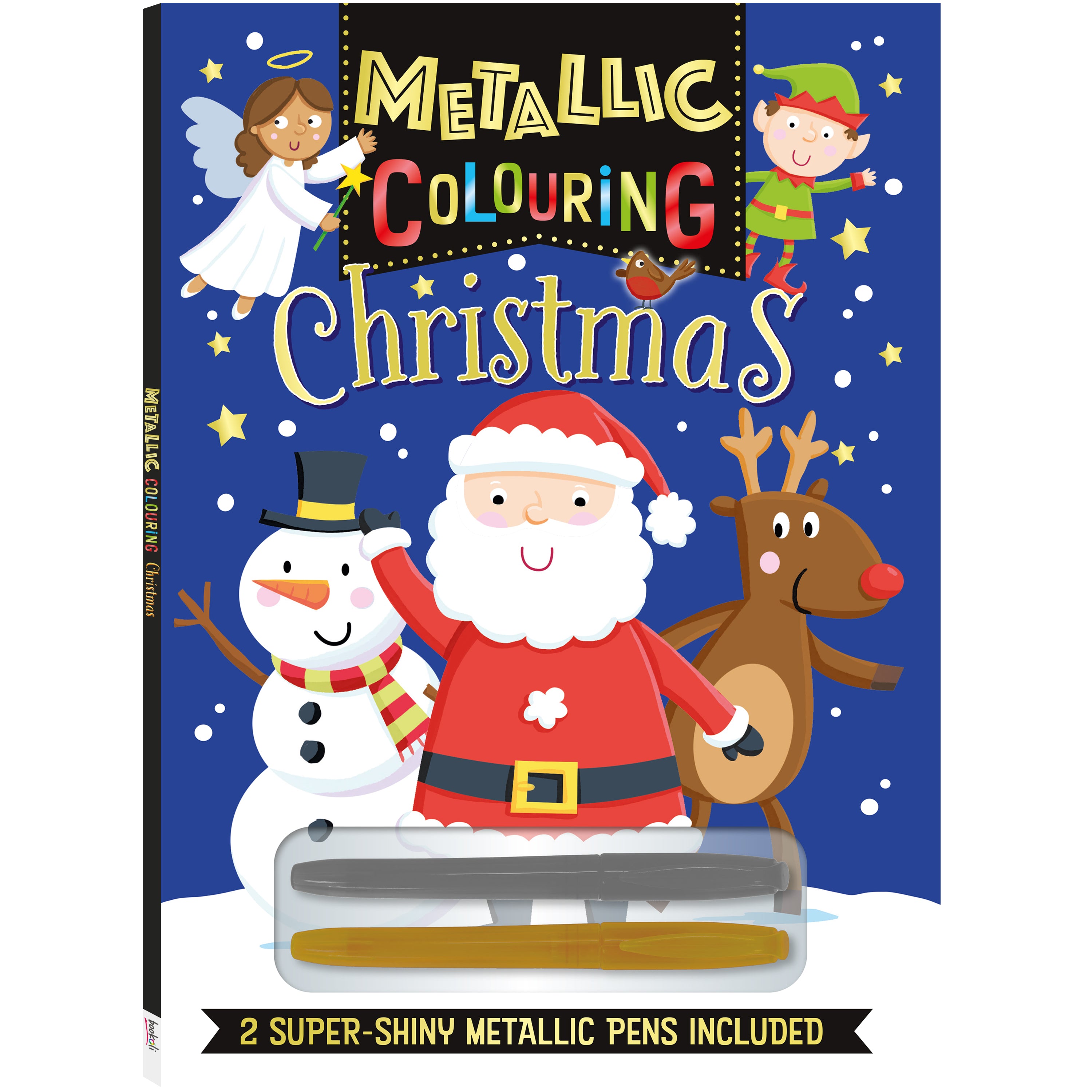 Metallic Colouring Book: Christmas – CuriousUniverse