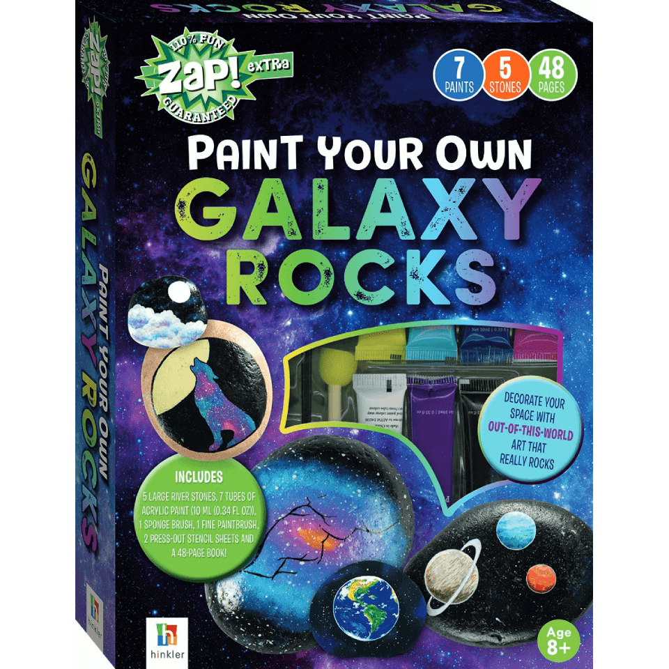 Zap! Extra Paint Your Own Galaxy Rocks – CuriousUniverse
