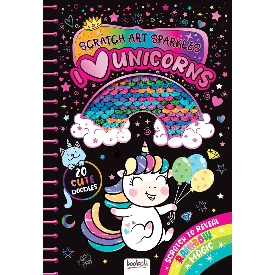 Scratch Art Sparkles: I Love Unicorns – CuriousUniverse