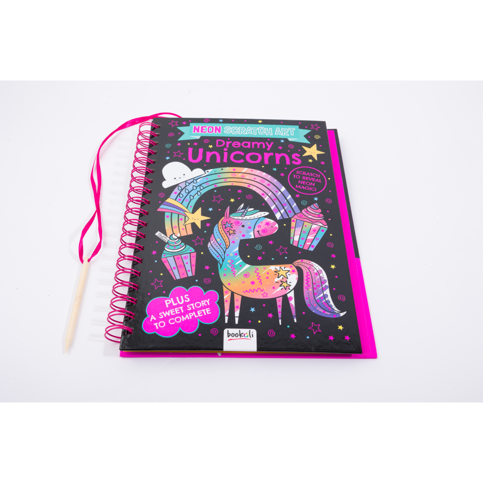 Scratch Art Neon: Dreamy Unicorns – CuriousUniverse