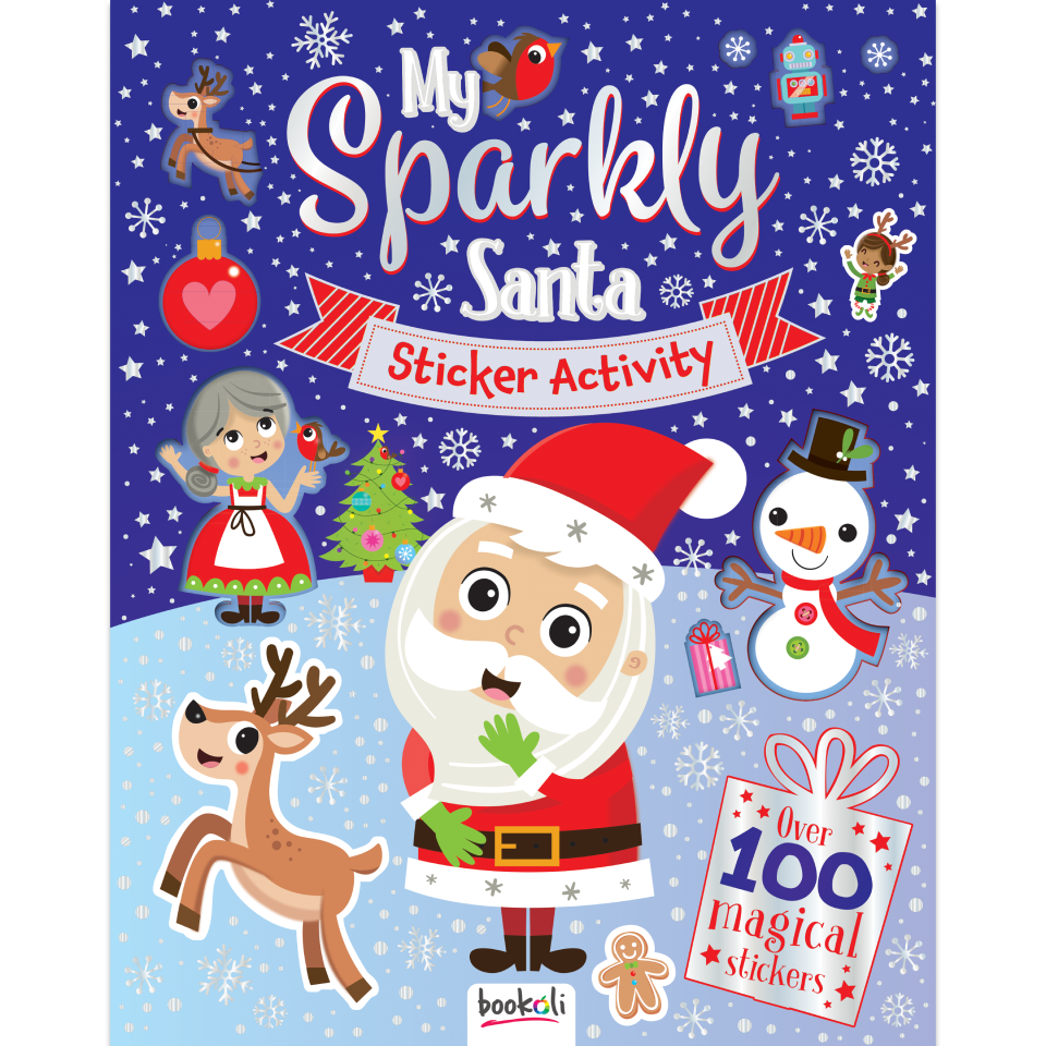My Sparkly Santa Sticker Activity Book – CuriousUniverse