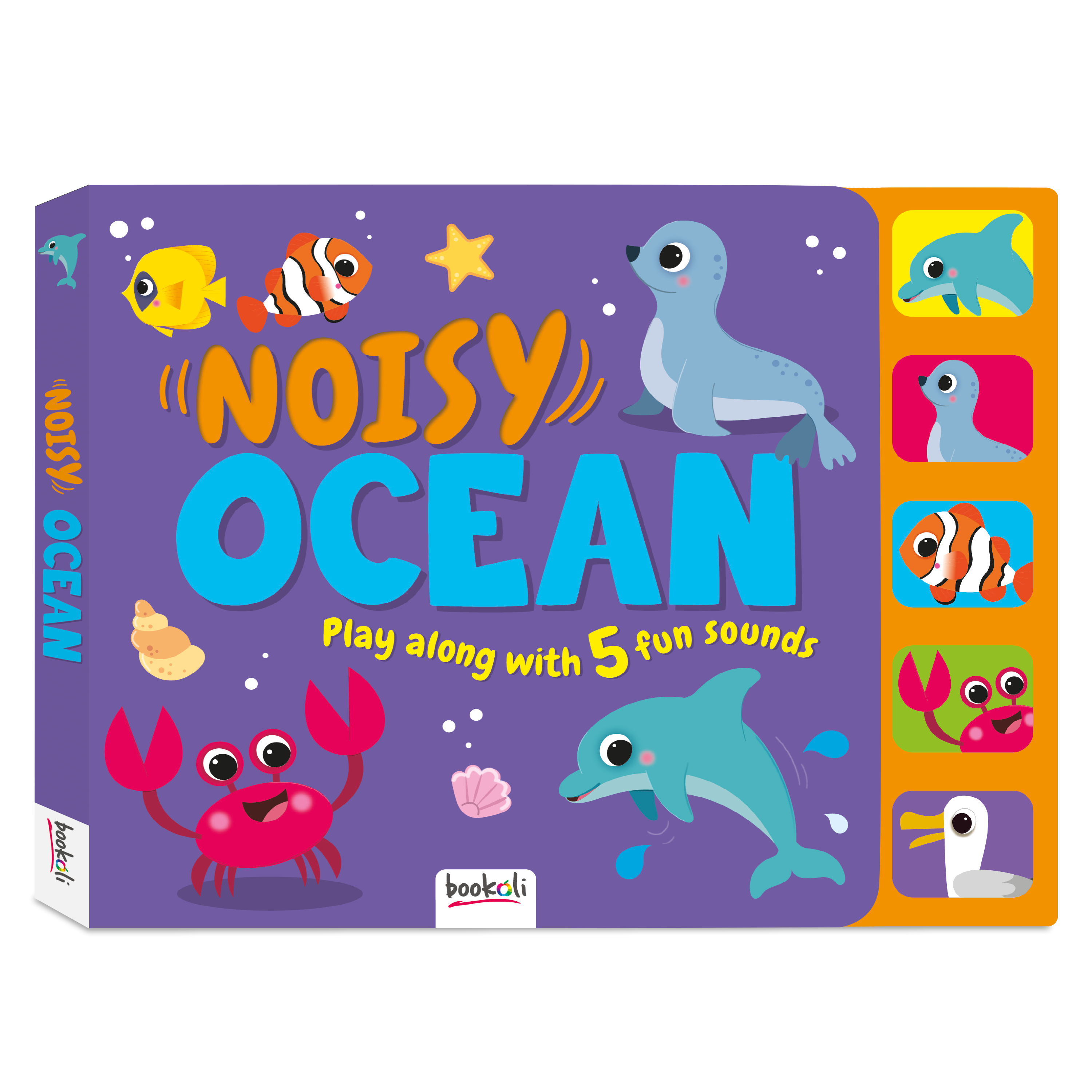 Noisy Ocean: 5 Button Sound Book – CuriousUniverse