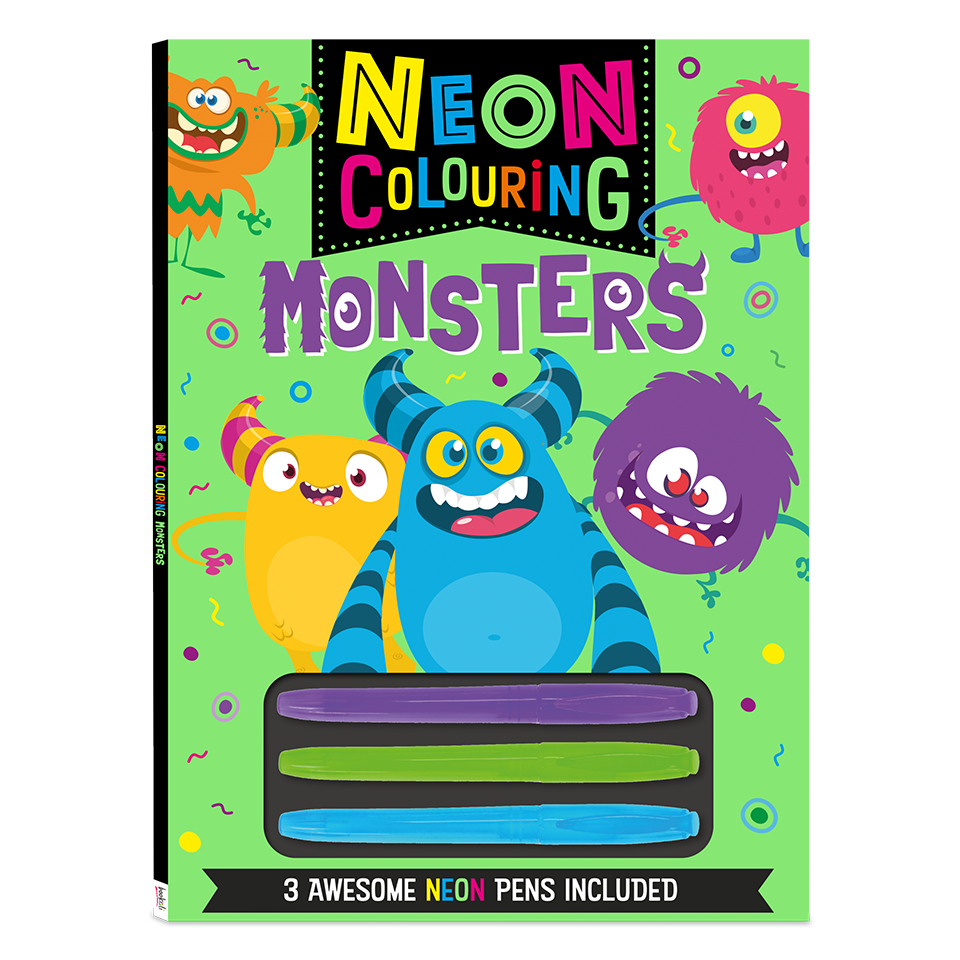 Neon Colouring Book: Monsters – CuriousUniverse